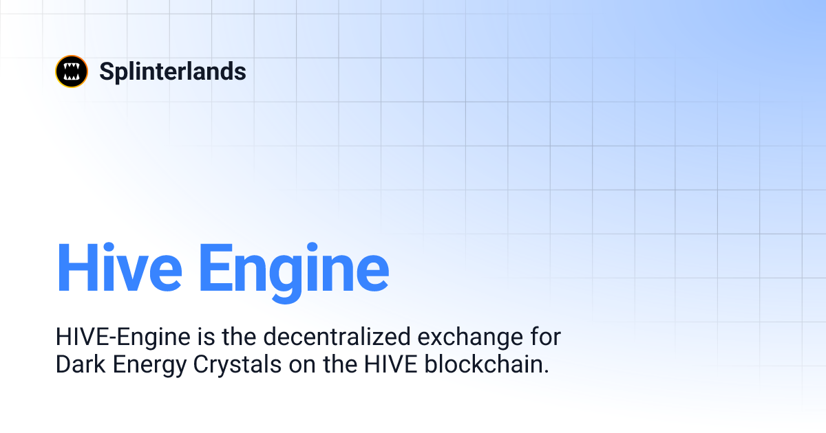 Hive Engine | Splinterlands