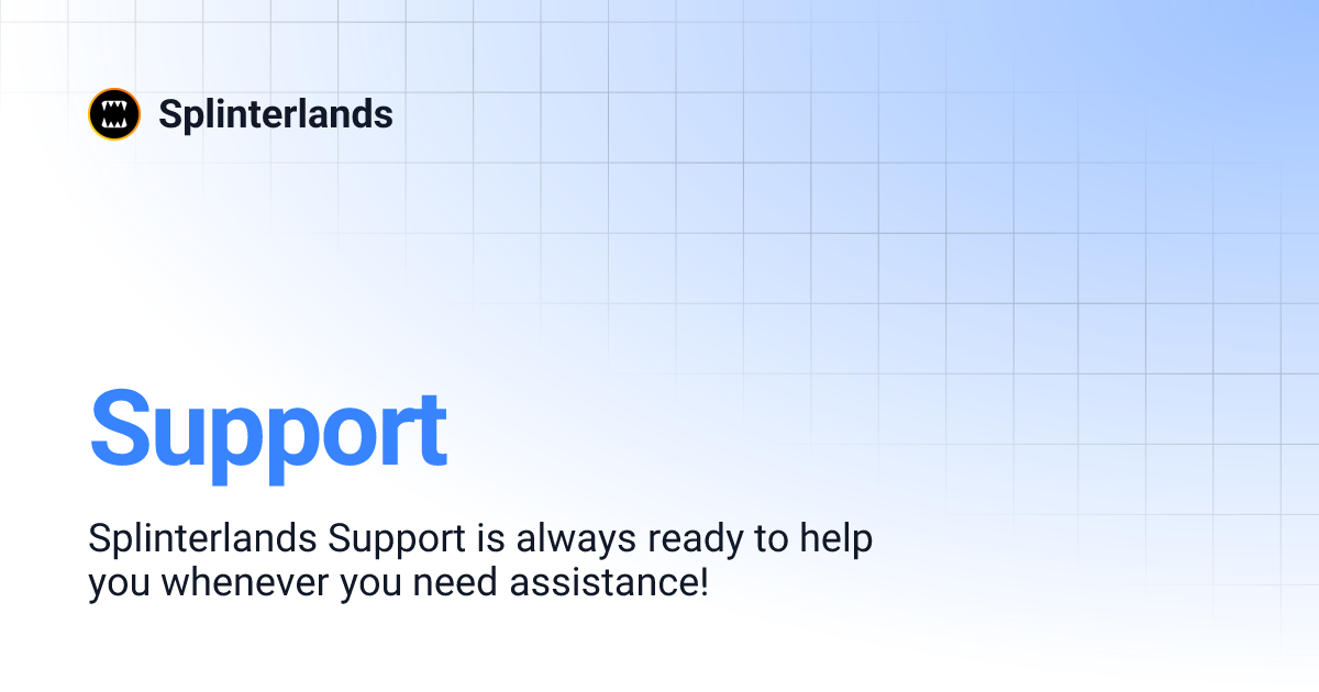Support | Splinterlands